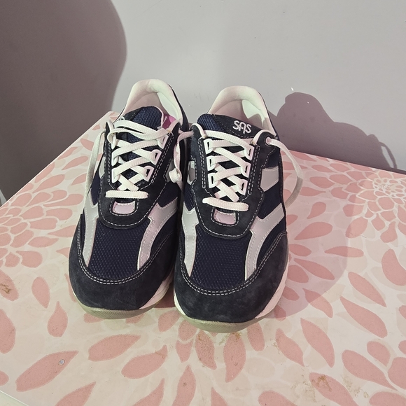 SAS | Shoes | Sas Blue Lace Up Sneakers Size 85w | Poshmark